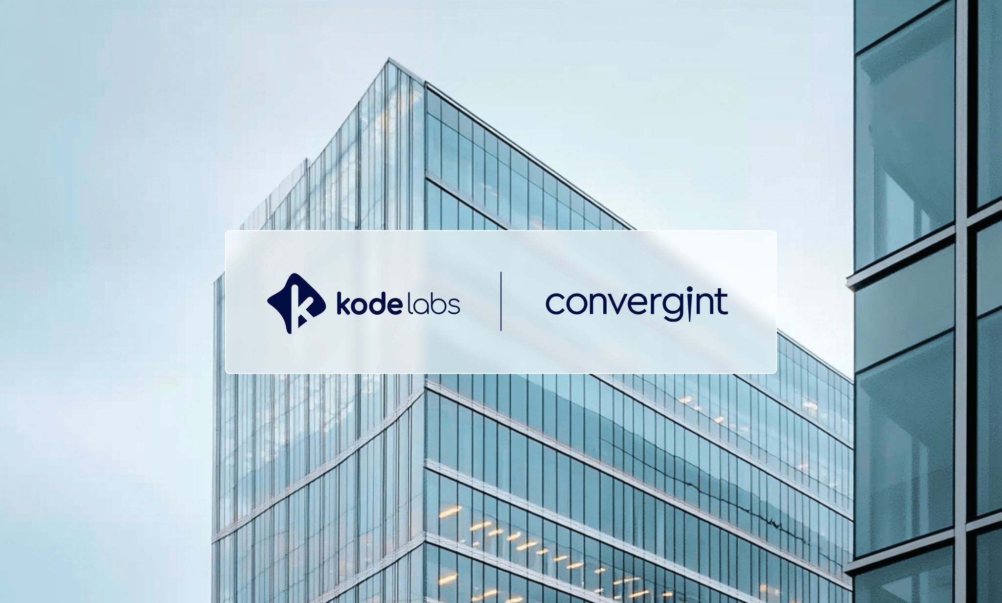 Building a smarter and sustainable future with Convergint and KODE Labs ...